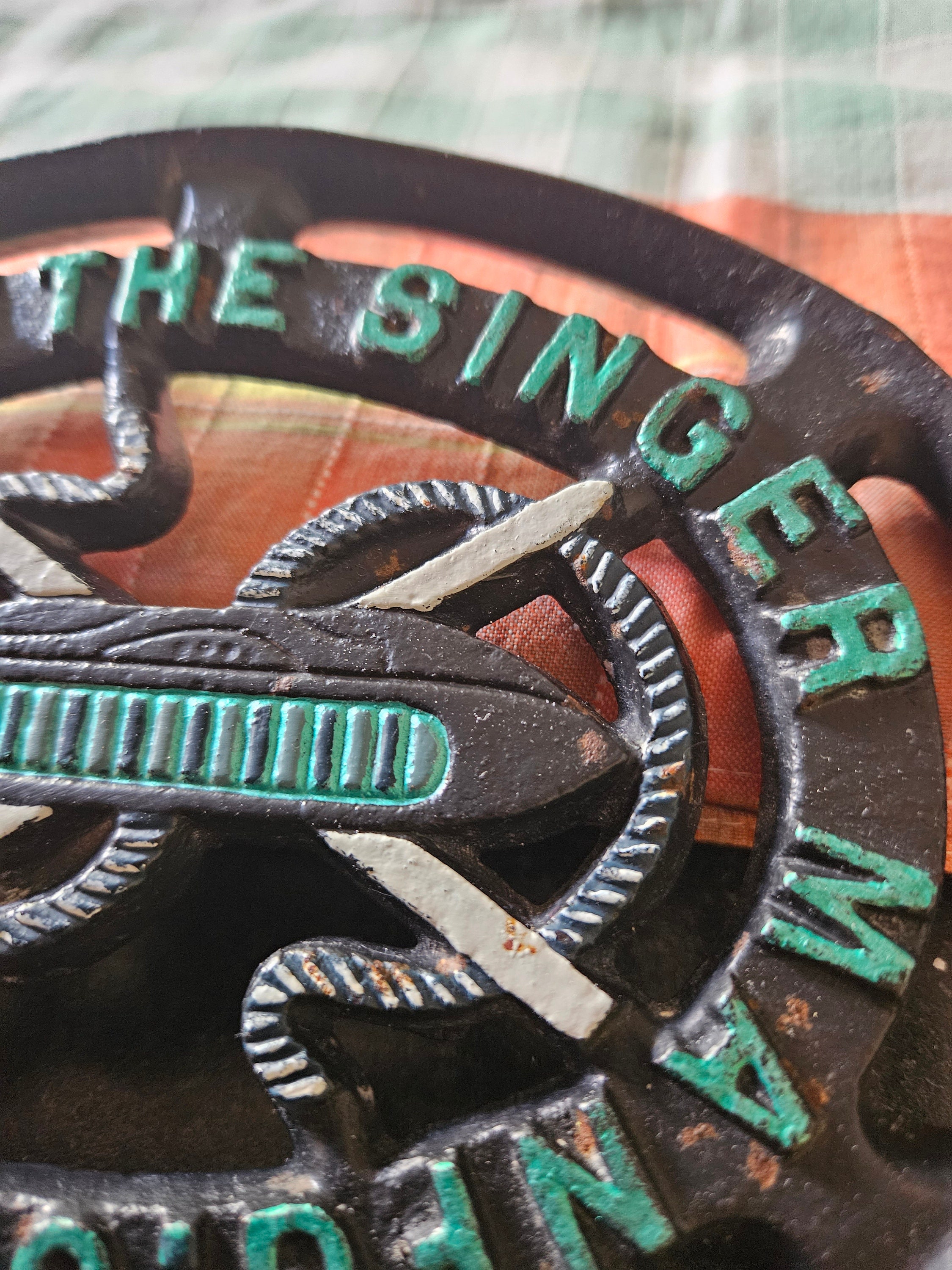 Cast Iron Singer Sewing Machine Design Trivet Teapot Serving - Etsy