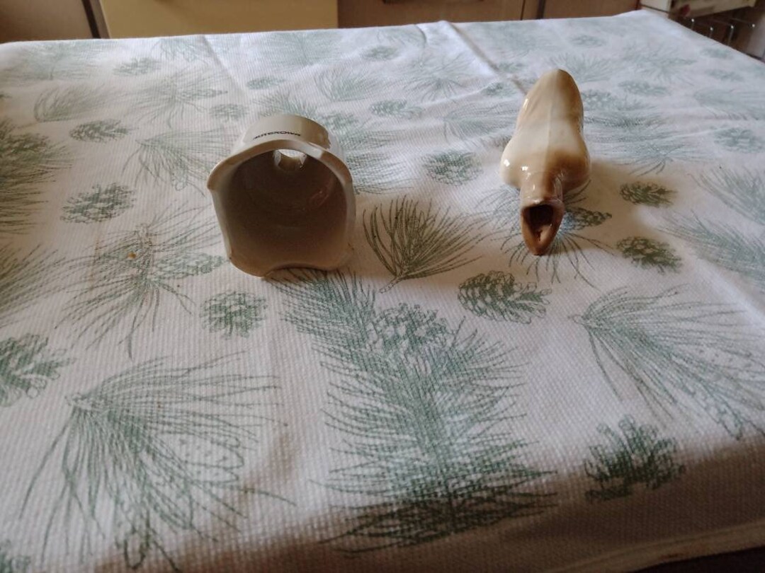 Two Retro Pie Funnel One a Duck Shape Another a Nutbrown Design Great ...