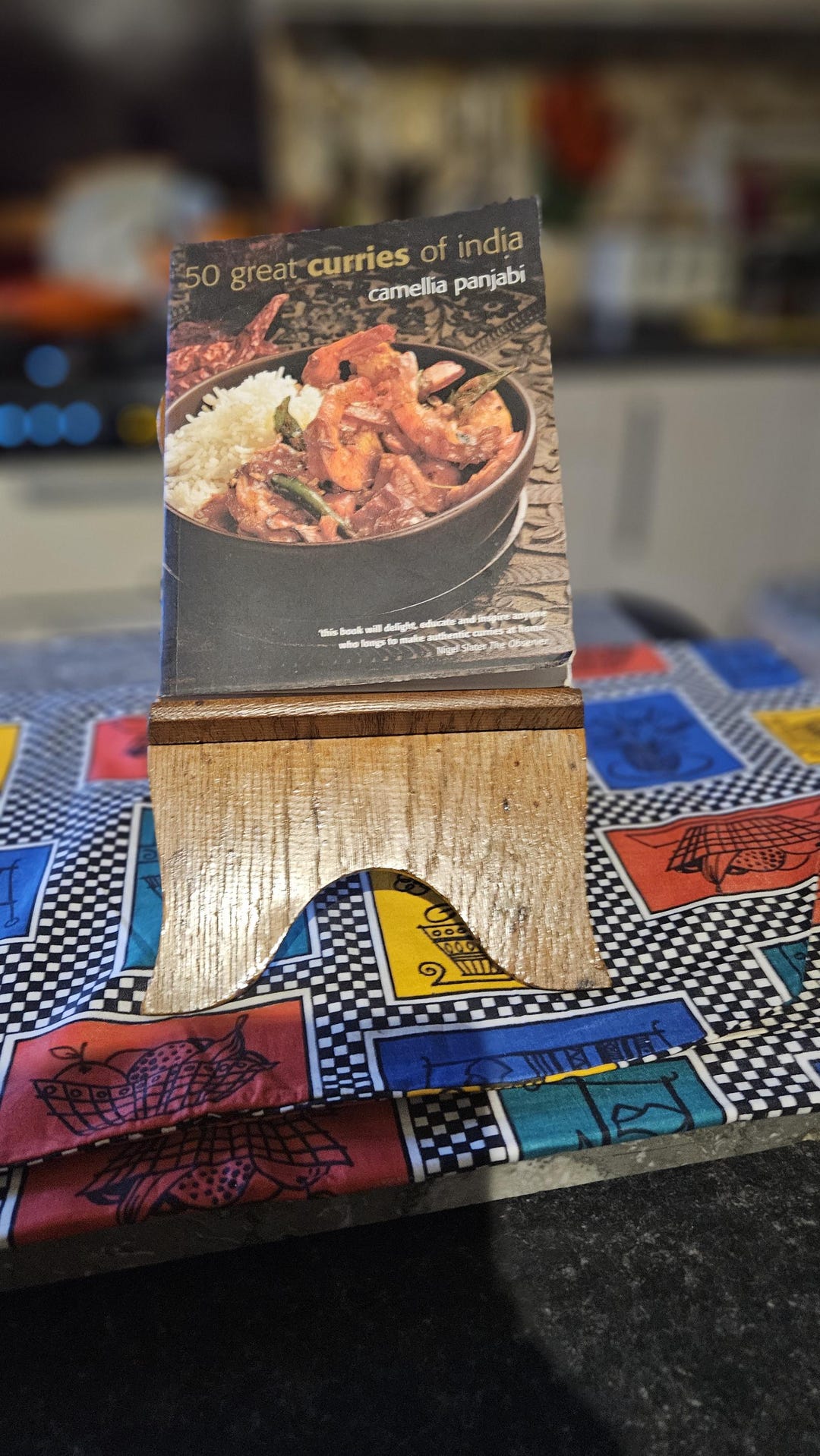 Small Foldable Vintage Book Stand Display Book, Cookbook, Handmade ...