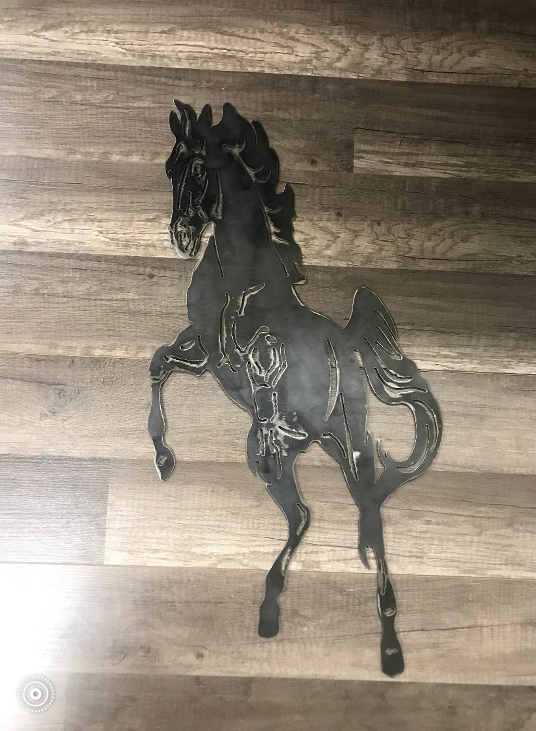12" Metal Horse Cut Out - Etsy