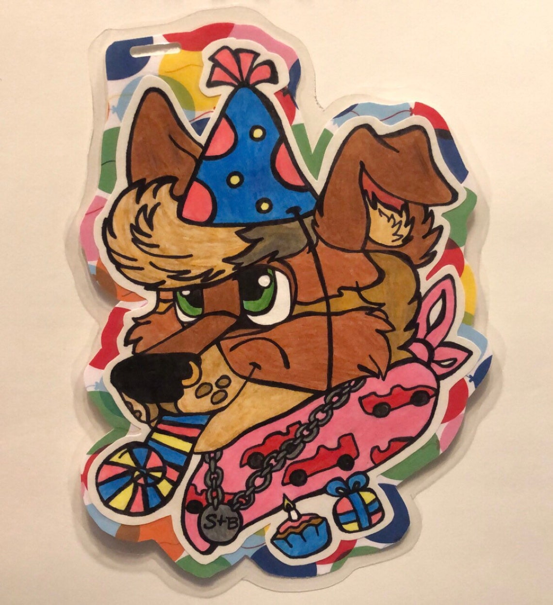 Small YCH Birthday Furry/Fursuit/Fursona Badges | Etsy