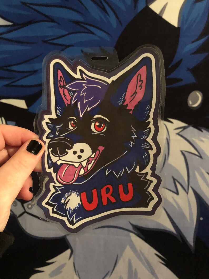 Custom Furry/fursuit/fursona Bust Marker Badges - Etsy