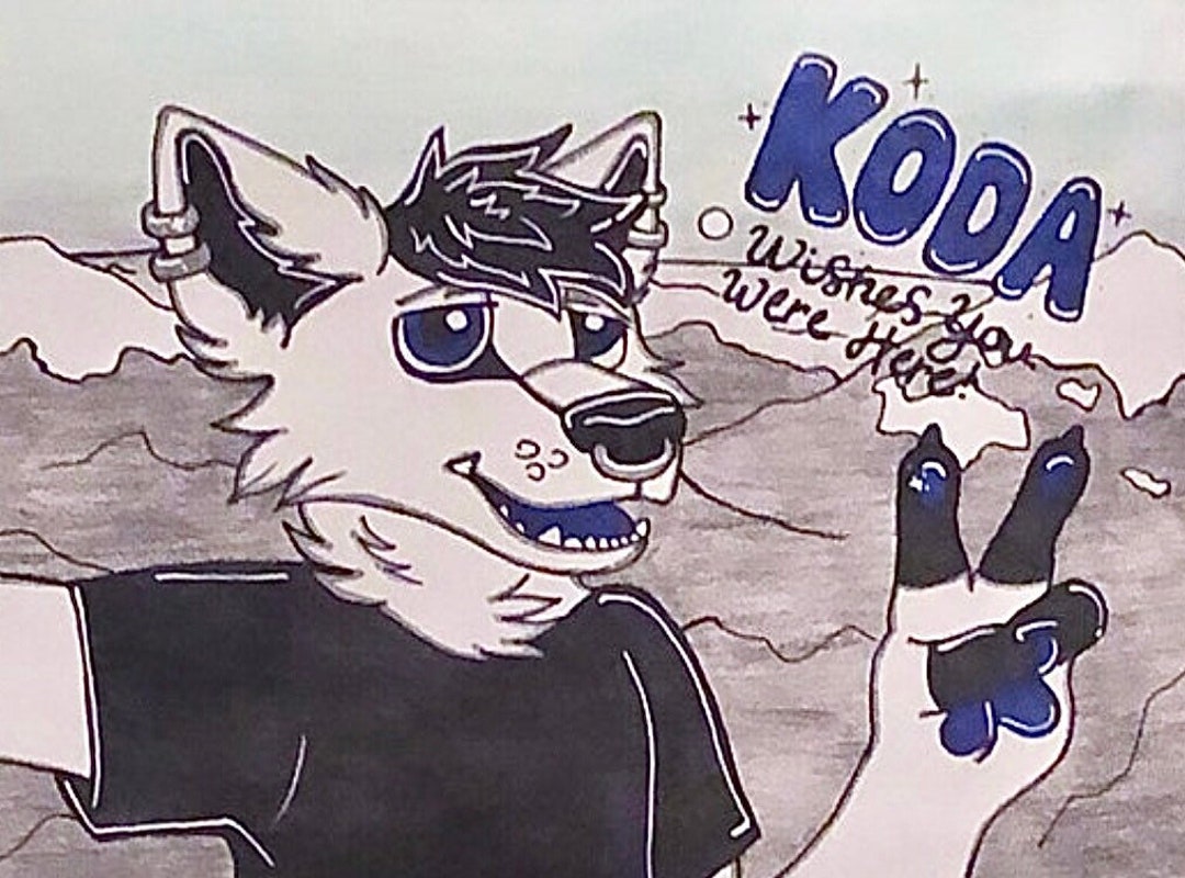 Large YCH Fursona Postcards - Etsy