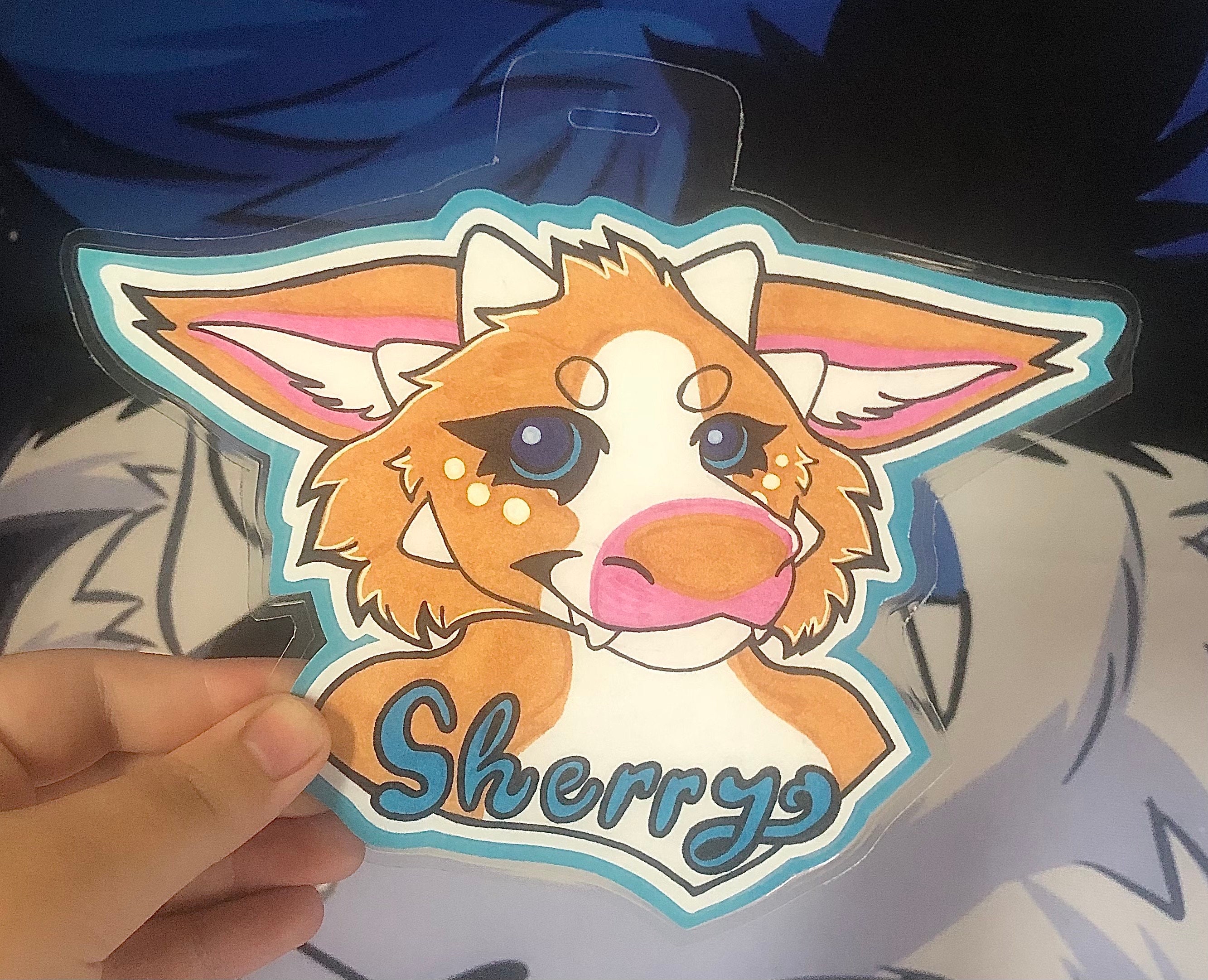 Custom Furry/fursuit/fursona Bust Marker Badges - Etsy