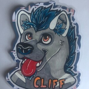 Custom Furry/fursuit/fursona Bust Marker Badges - Etsy