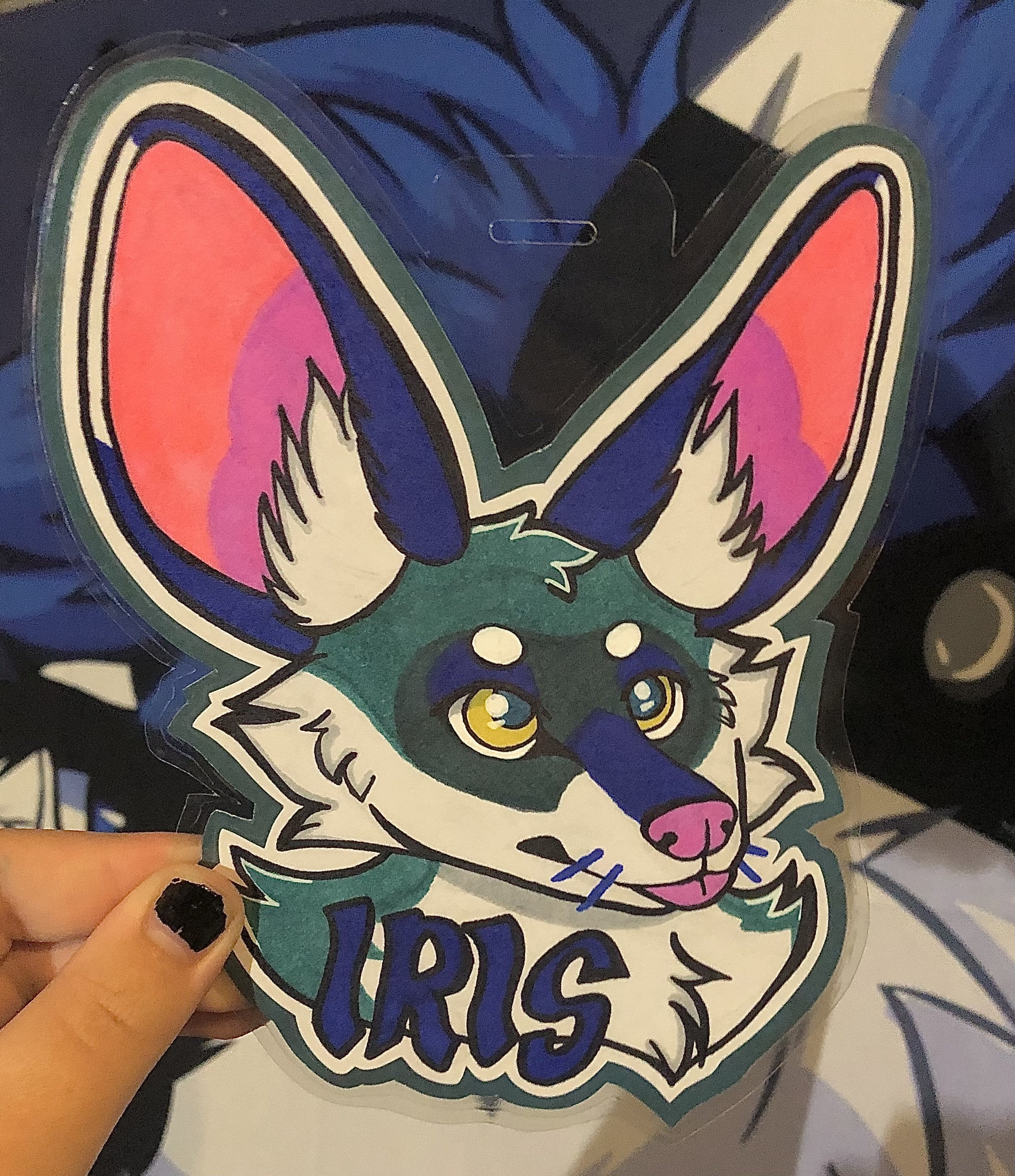 Custom Furry/fursuit/fursona Bust Marker Badges - Etsy