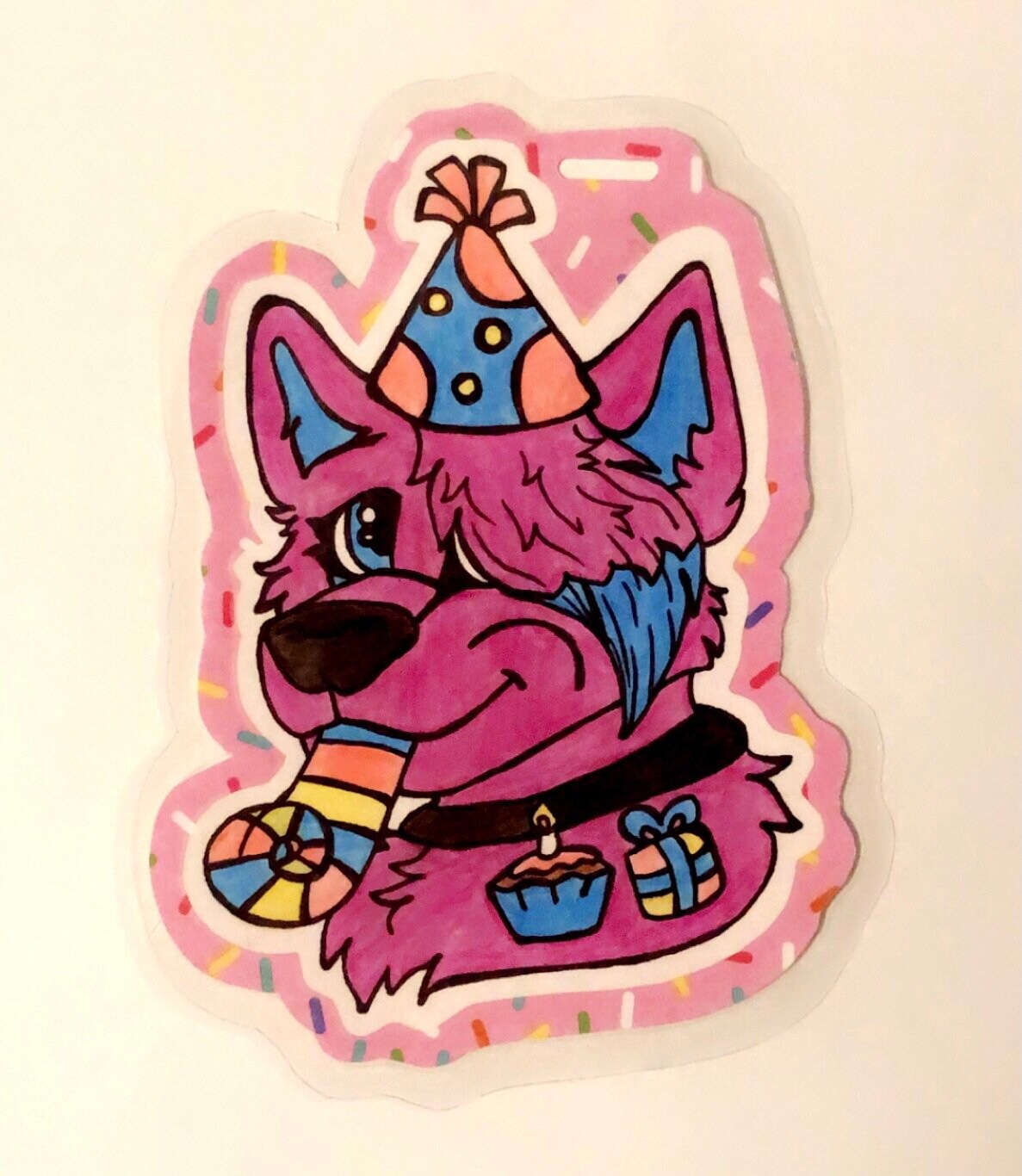 Small YCH Birthday Furry/Fursuit/Fursona Badges | Etsy