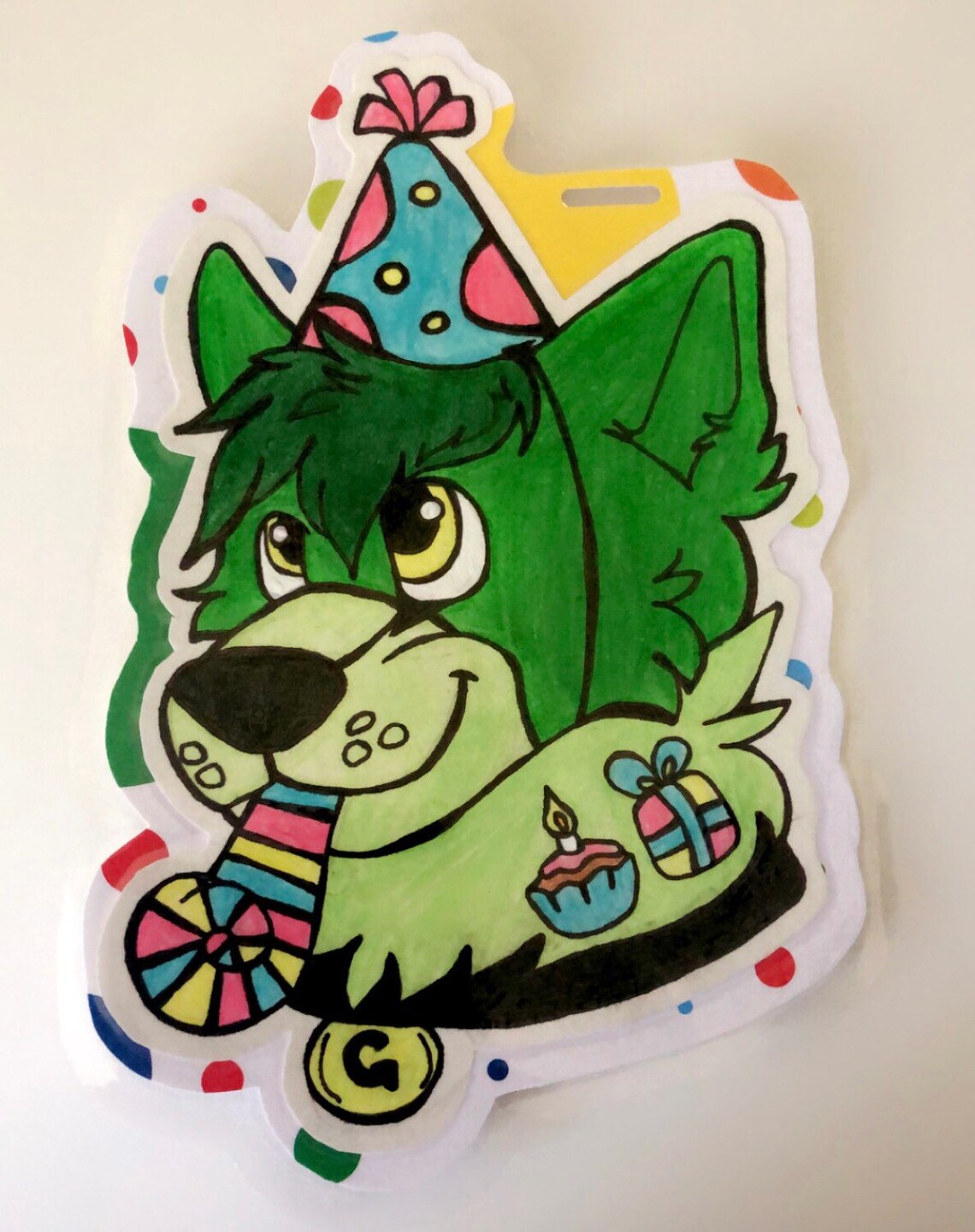 Small YCH Birthday Furry/Fursuit/Fursona Badges | Etsy