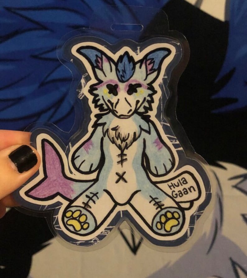 YCH Plushie Furry/fursuit/fursona Badges - Etsy