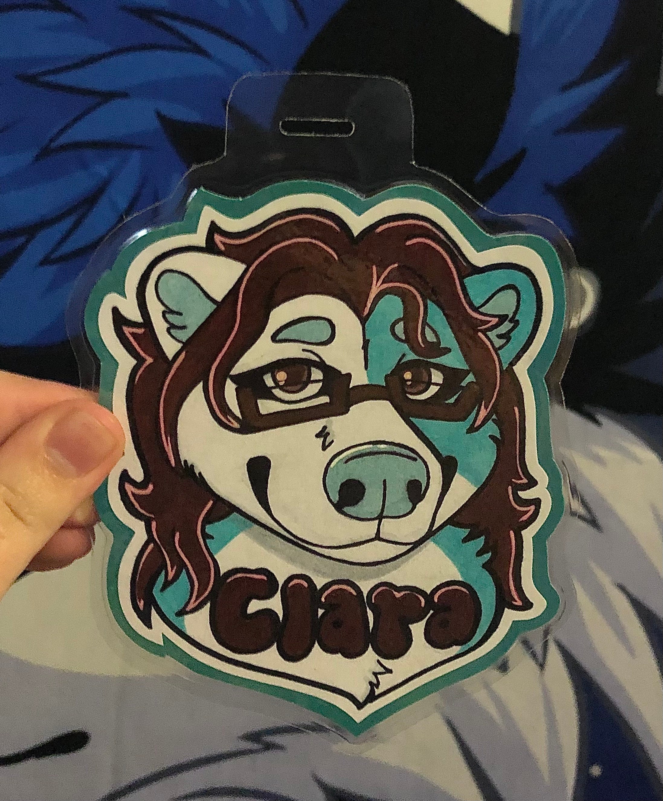 Custom Furry/fursuit/fursona Bust Marker Badges - Etsy