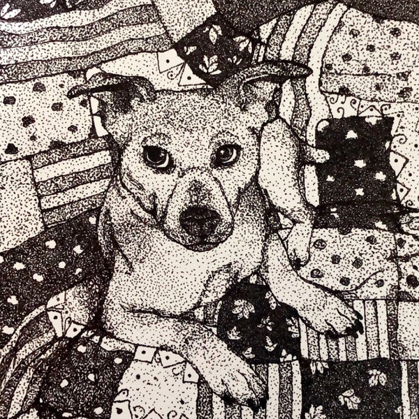 Pointillism Drawing - Etsy