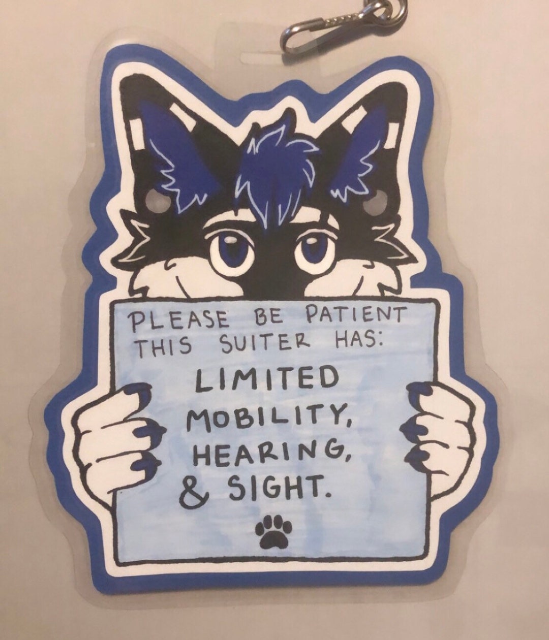 YCH Communication/awareness Furry/fursuit/fursona Badges - Etsy