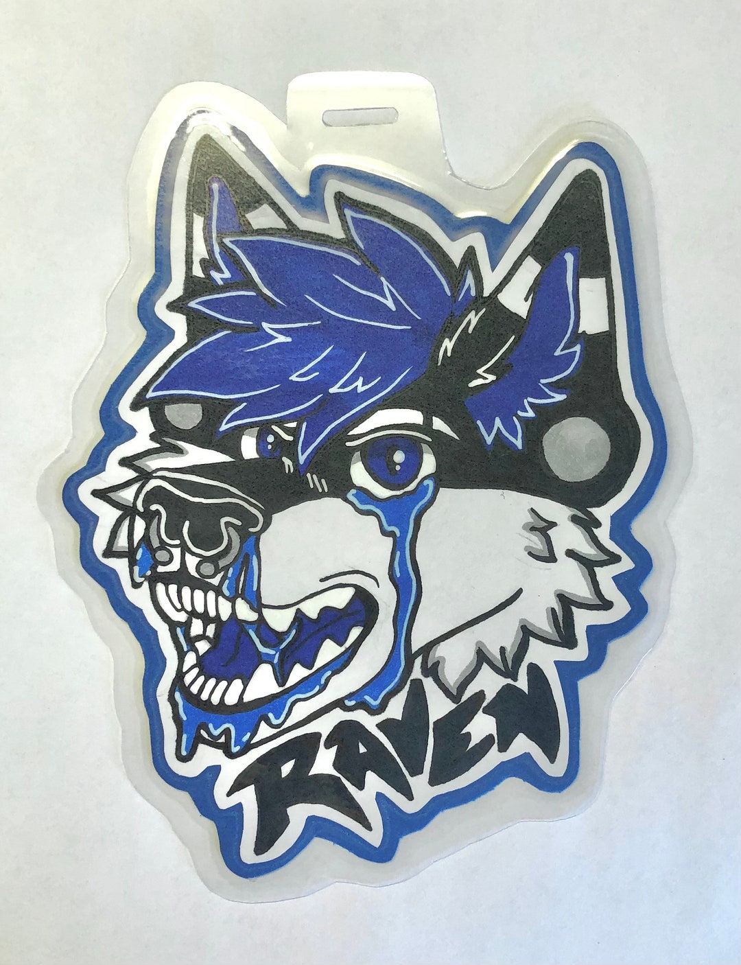 Large YCH Traditional Furry/fursuit/fursona Gore Badges - Etsy