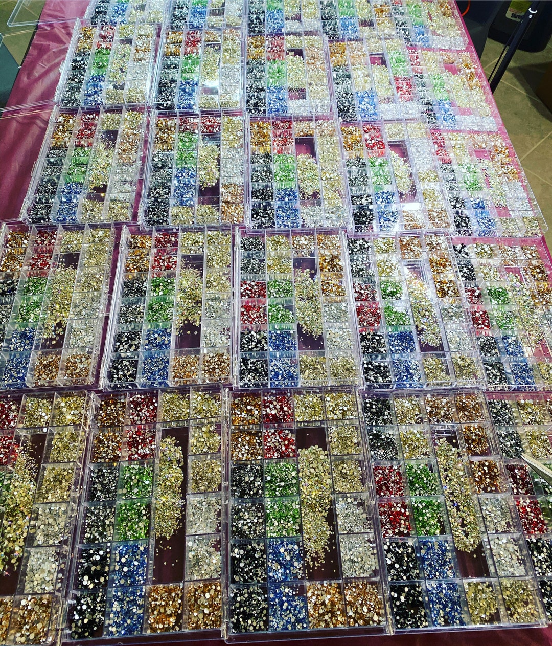 Multiple Colors Rhinestone, 11 Colors, 1880pcs per Color. - Etsy