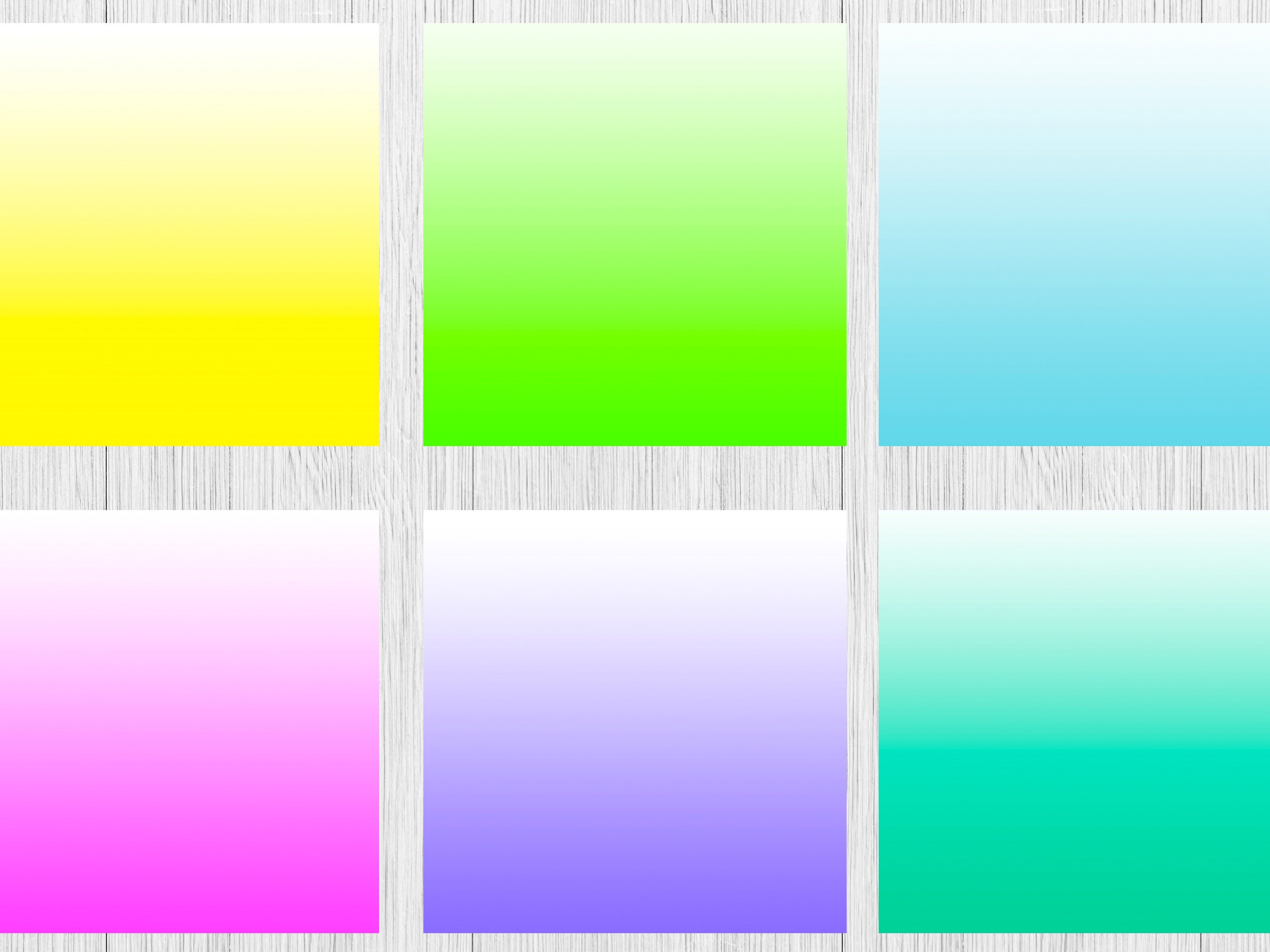 Gradient Digital Paper, 100 Color Palette, Digital Download, 12 X 12 ...