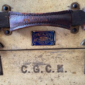 Vintage Luggage Steamer Trunk Case Chest Travelling Wardrobe Watajoy ...