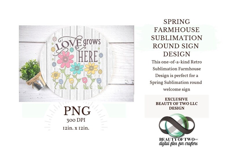 Sublimation Round Door Sign Bundle 5 PNG Design 5 Farmhouse - Etsy