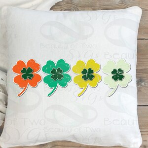 St Patricks Retro Sublimation, Distressed Clovers St Patricks Png ...
