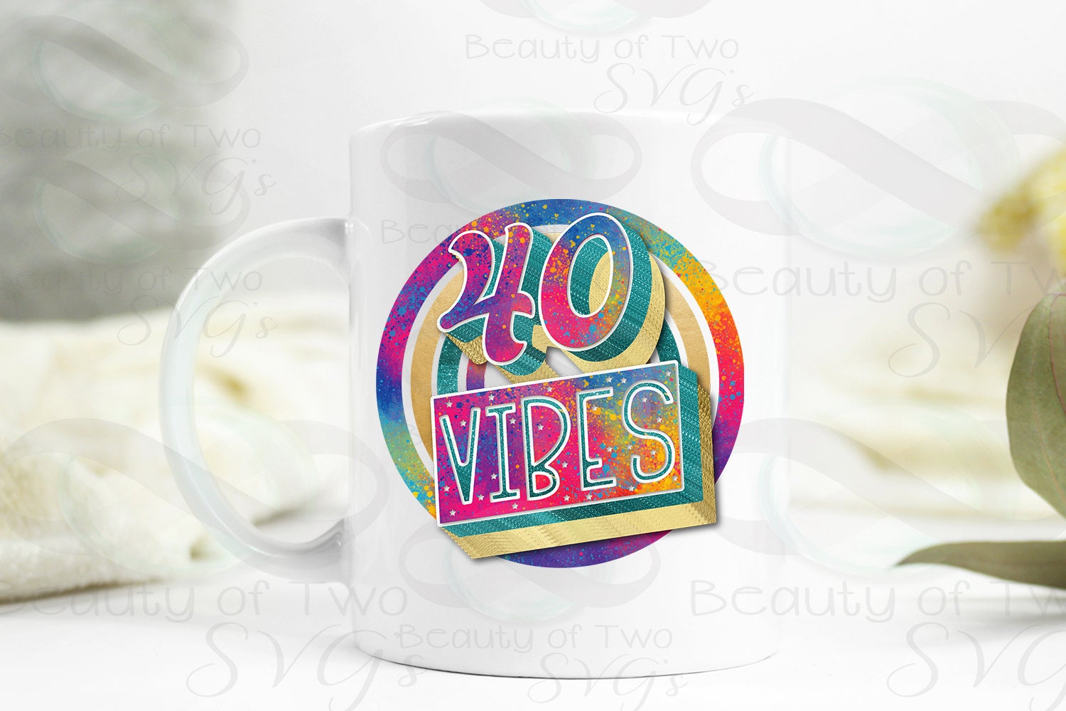 40 Vibes Retro 40th Birthday Png Sublimation 40th Birthday - Etsy