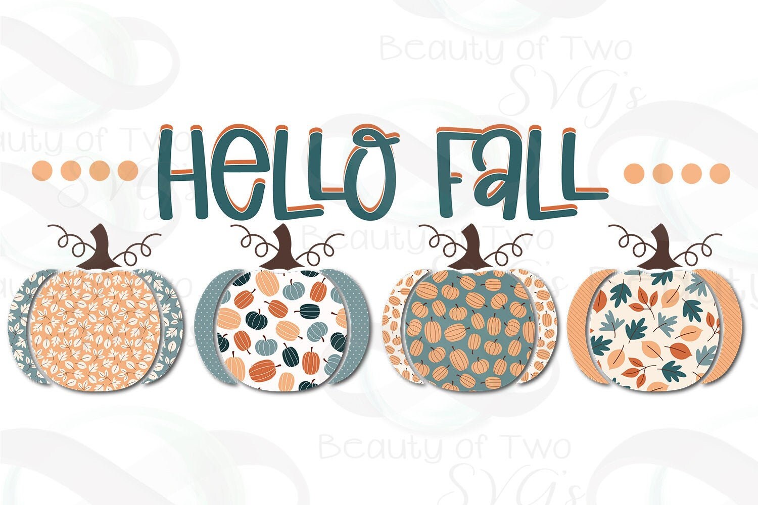 Hello Fall Pumpkins Sublimation Pumpkin Fall Sublimation | Etsy