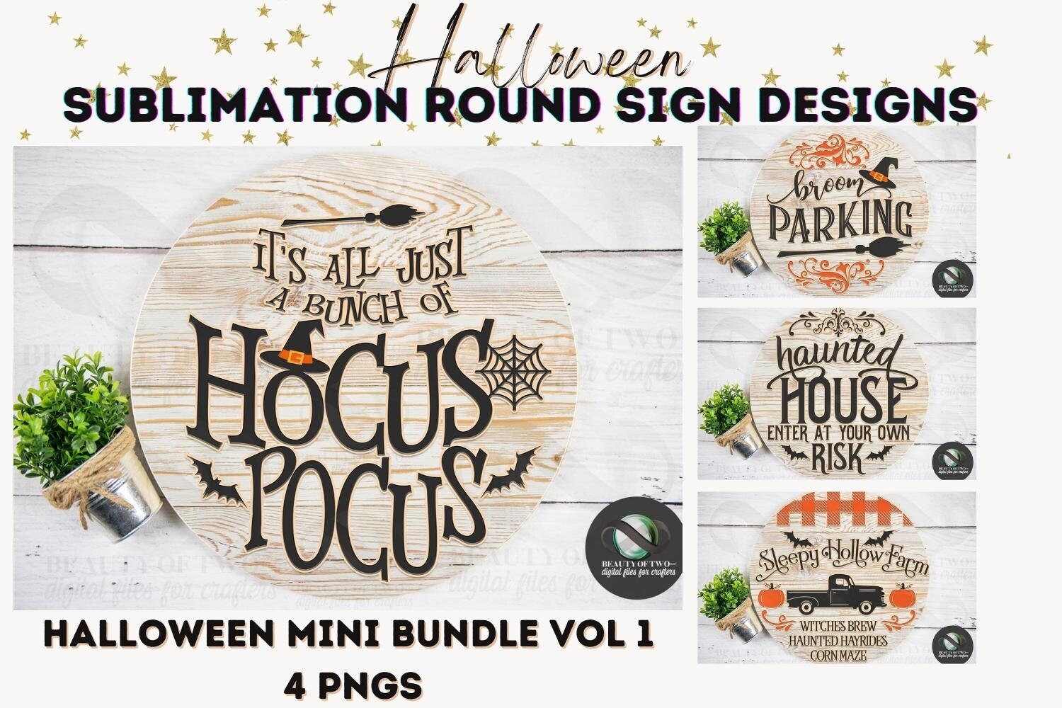 Sublimation Round Door Sign Mini Bundle Vol 1 PNGS Design - Etsy