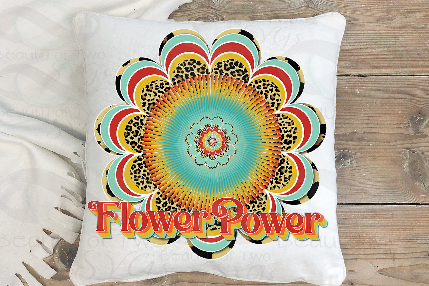Flower Power Retro Vintage Logo Sublimation Summer Flower - Etsy UK