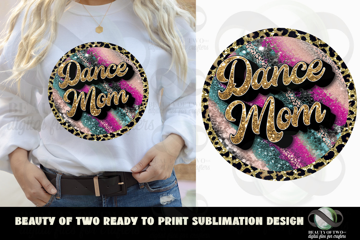 Dance Mom Retro Glitter Logo Sublimation Dance Mom Design PNG - Etsy