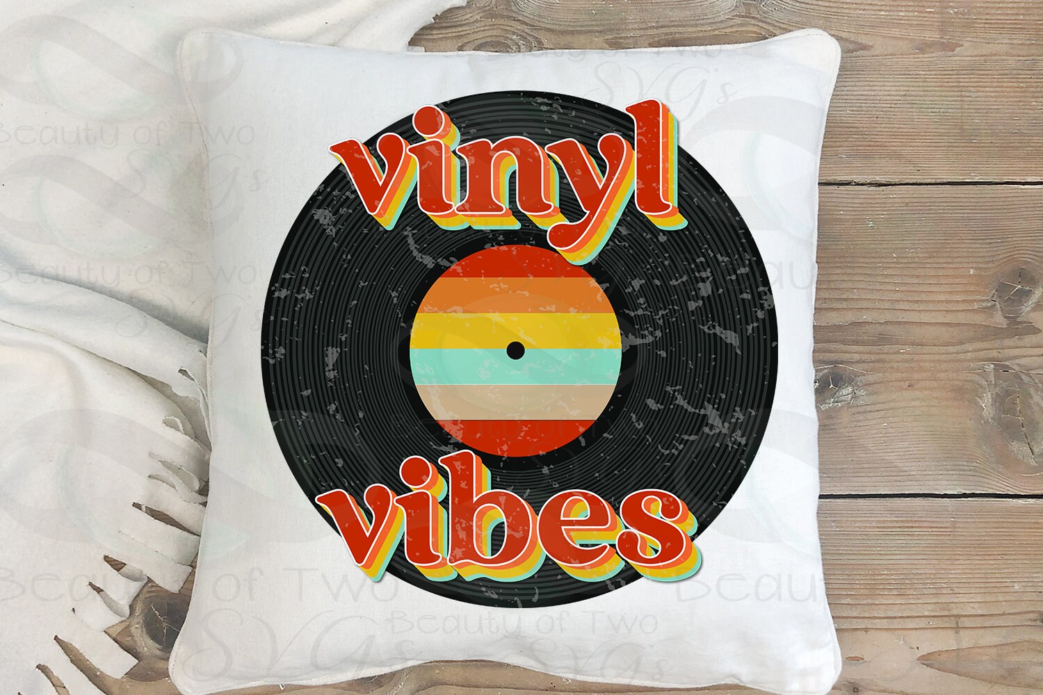 Vinyl Vibes Retro Vintage Logo Sublimation Record Vinyl - Etsy