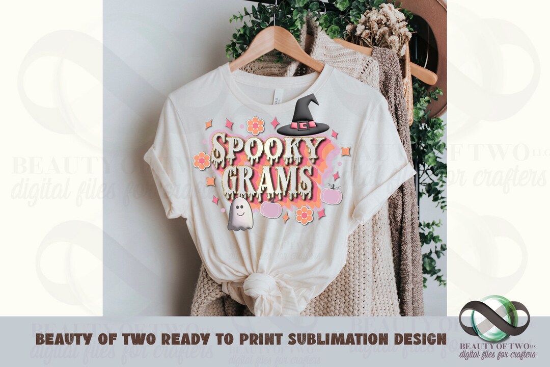 Spooky Grams Png, Halloween PNG, Grandma Halloween PNG, Spooky Witch ...