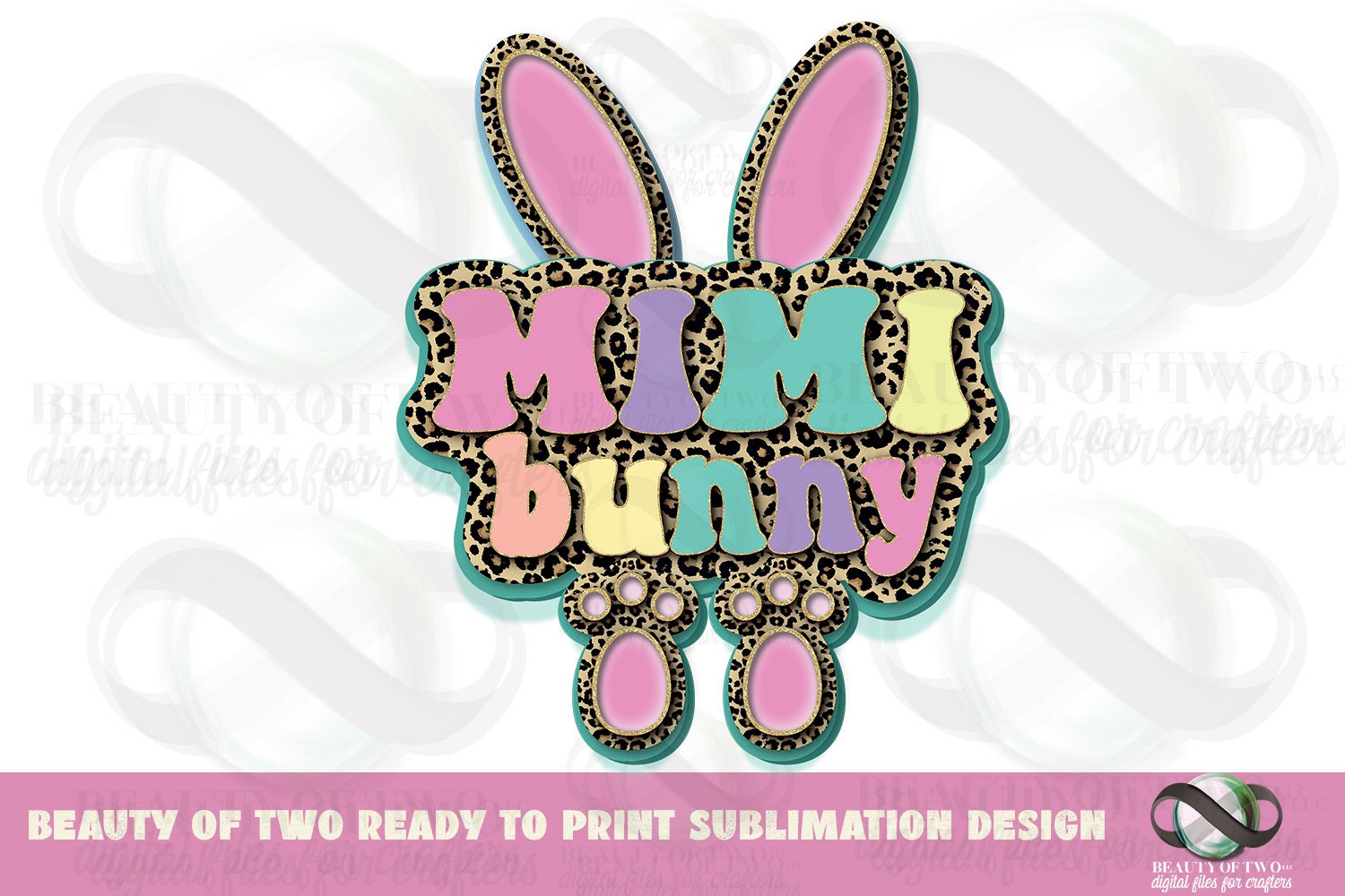 Mimi Bunny Easter Grandma Bunny Retro Logo Sublimation Vintage - Etsy
