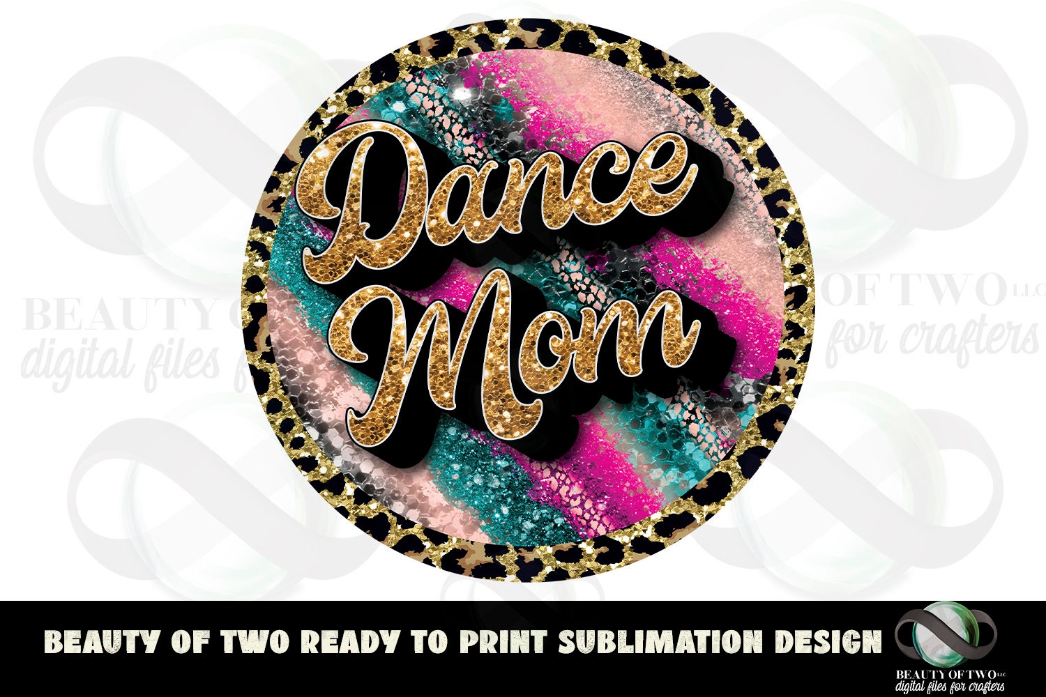 Dance Mom Retro Glitter Logo Sublimation Dance Mom Design PNG - Etsy