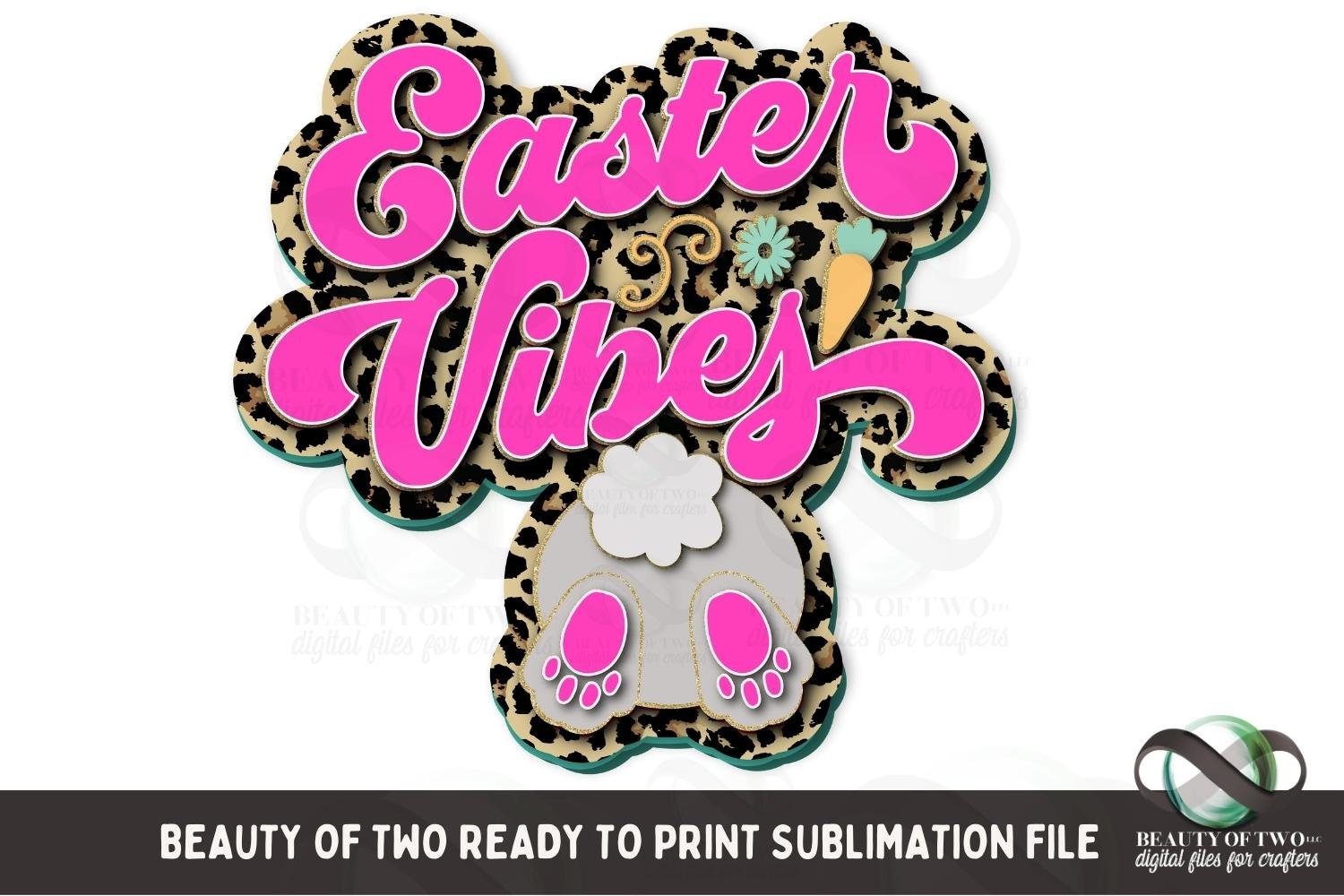 Easter Vibes Retro Logo Sublimation Vintage Bunny Easter - Etsy