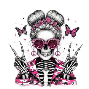 Glitter and Camo Skeleton PNG, Mom Skeleton PNG, Mom Life Skeleton PNG ...