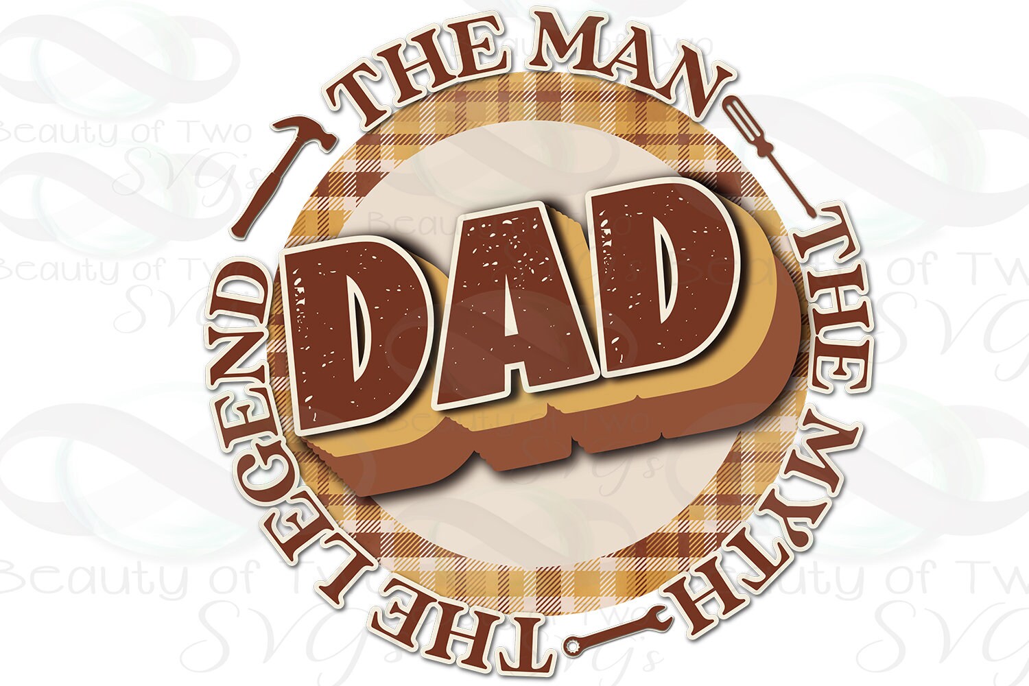 Fathers Day Retro Vintage Logo Sublimation Dad the Man The | Etsy