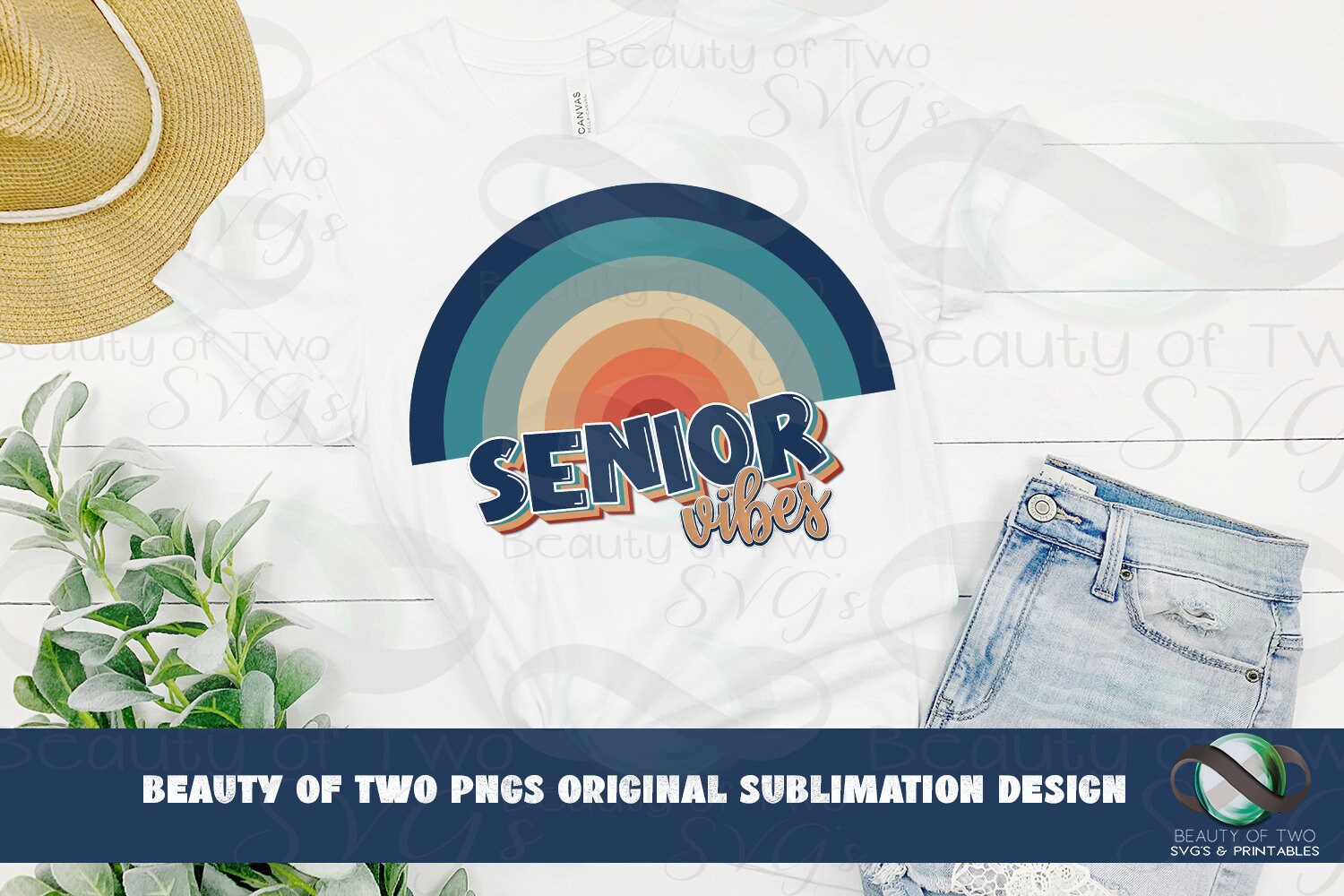 Senior Vibes Sublimation Png Back to School 12th Grade | Etsy