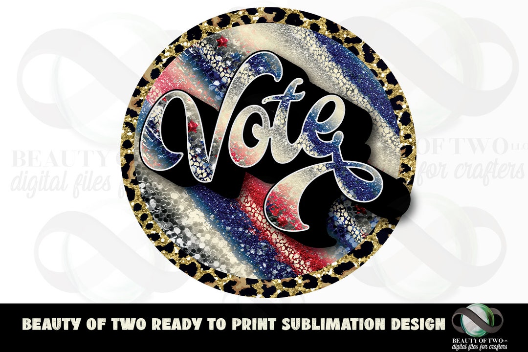 Vote Retro Sublimation Png Vintage Vote 2024 Sublimation Design Png ...