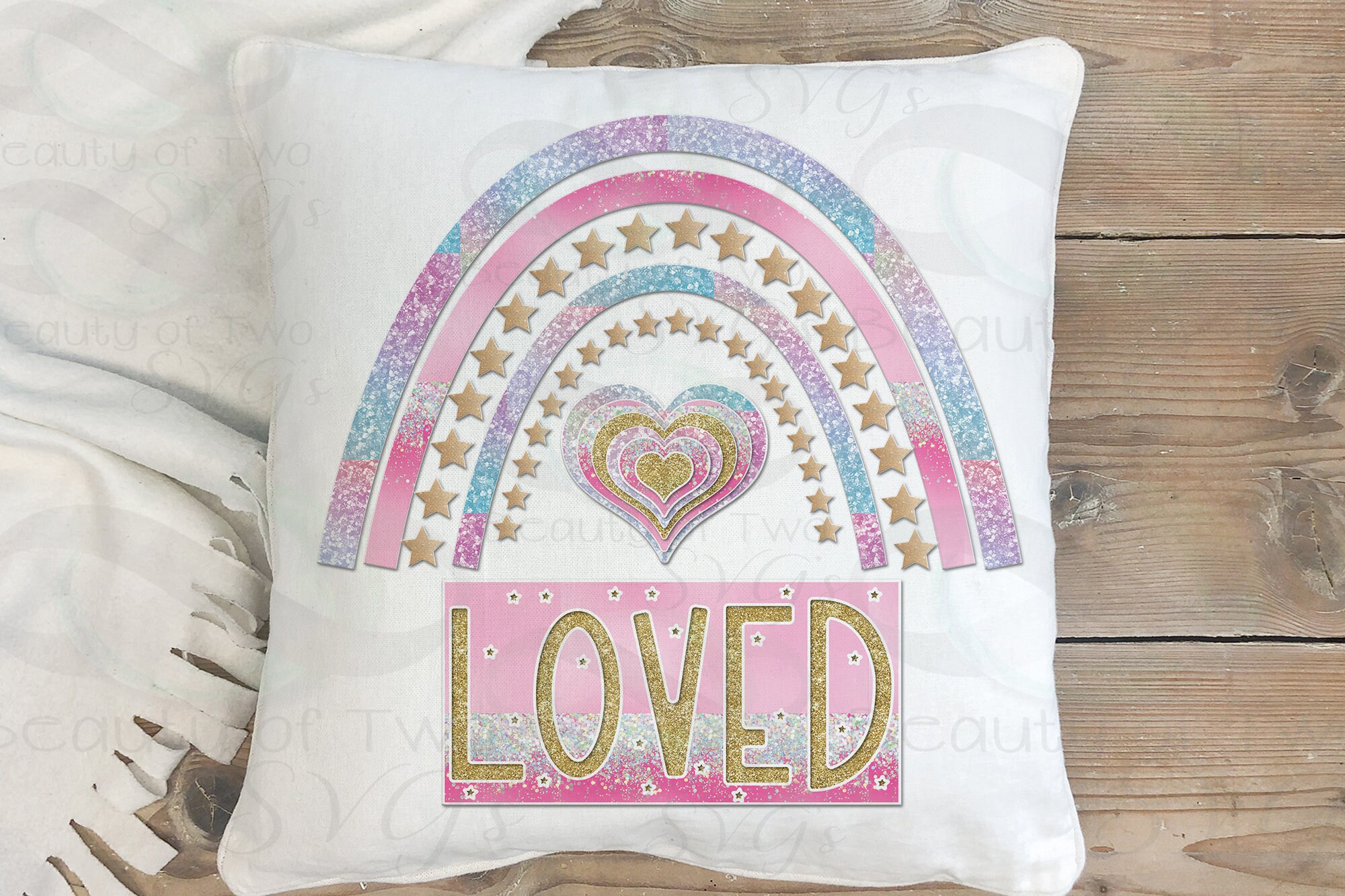 Valentines Loved Rainbow Png Sublimation Glitter Rainbow - Etsy