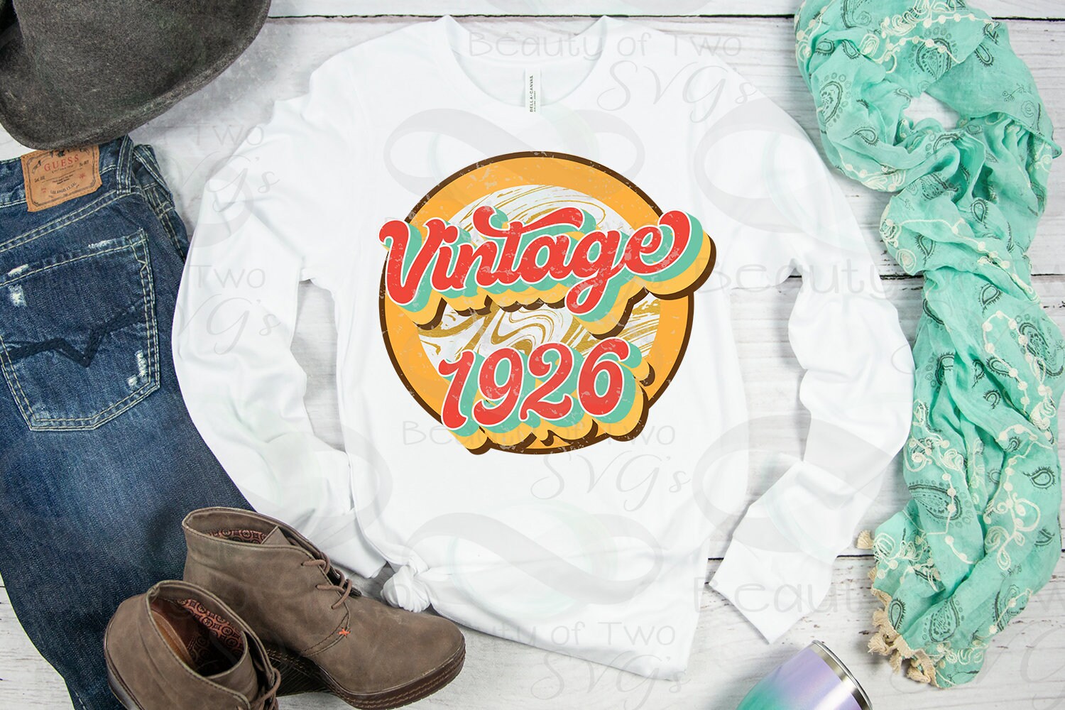 Vintage 1926 Retro Birthday Png Sublimation Birthday Vintage | Etsy