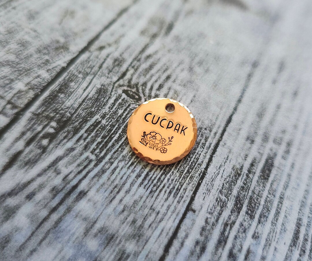 Tiny Kitten Name Tag, Cat ID Tag, Personalized Kitten ID Tag, Puppy ...