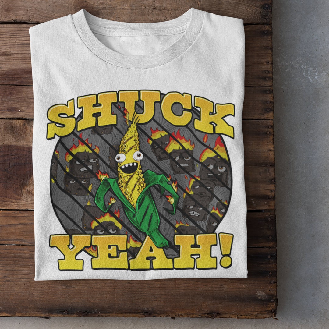 Shuck Yeah Corny Shirt, Funny Food, Teenager Gift, Farmer Present ...