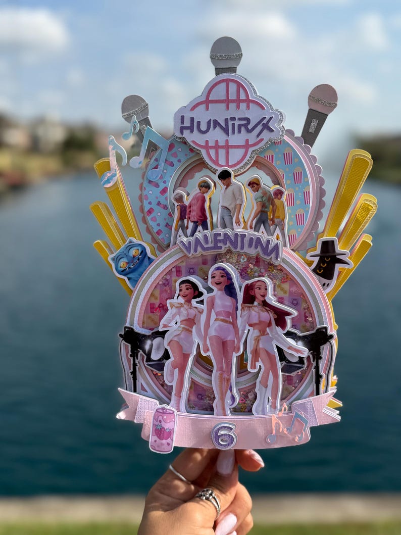 K-pop Demon Hunters Cake Topper | Personalized Birthday Party ...
