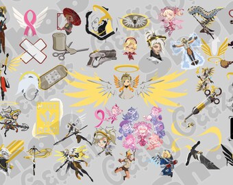 Mercy Overwatch Png - Etsy
