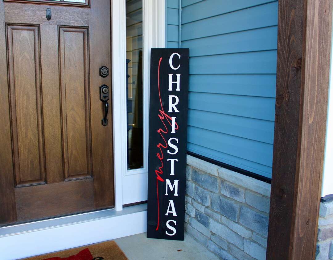 Reversible Christmas Porch Leaner Porch Leaner Front Porch Leaner Front ...