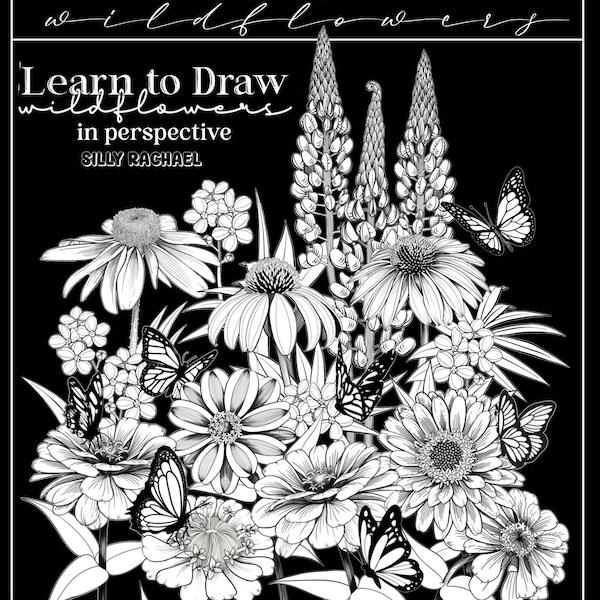 How to Draw Flowers - Etsy