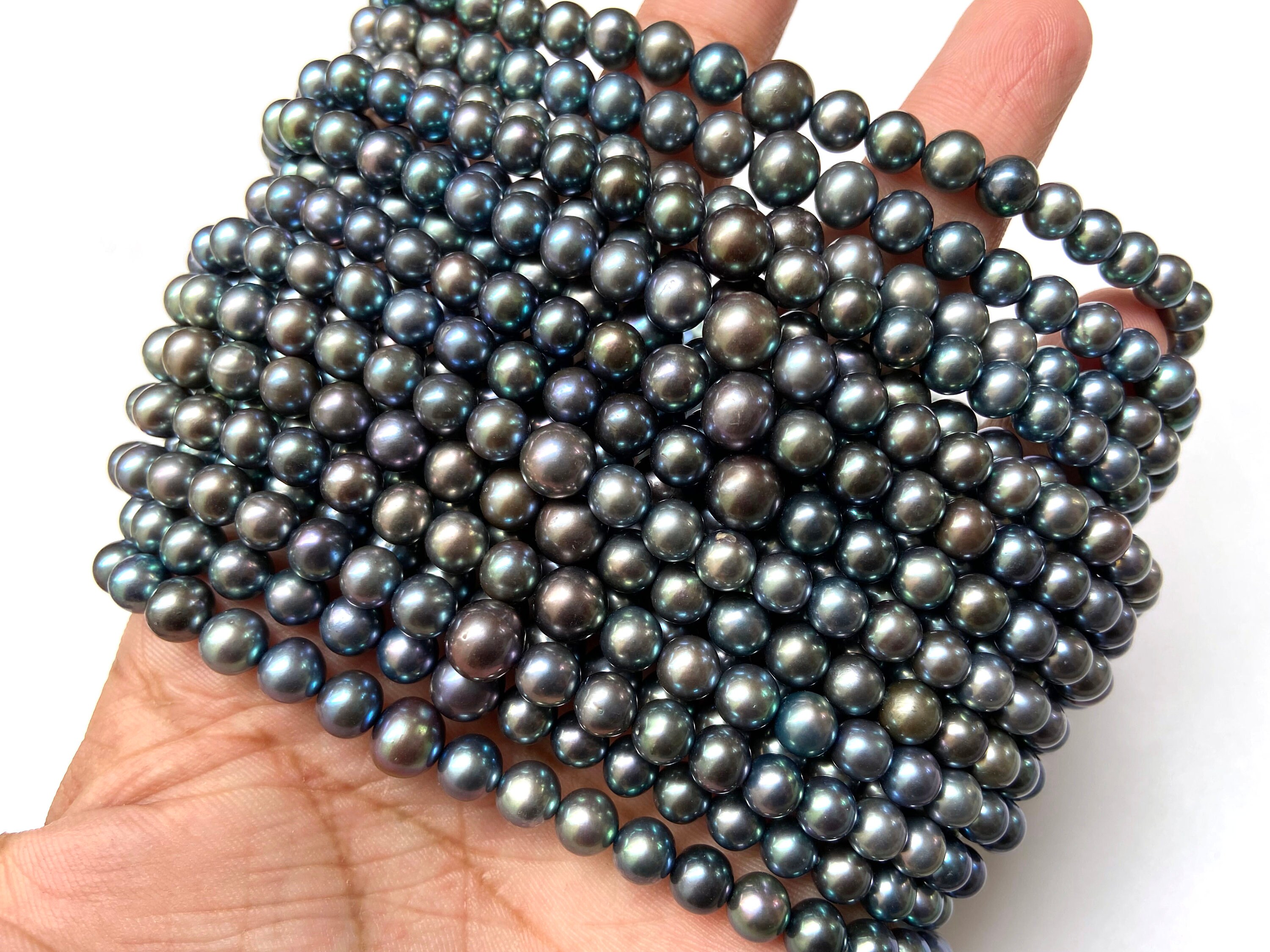 AAA Quality Natural Blue Freshwater Pearl Blue Pearl | Etsy