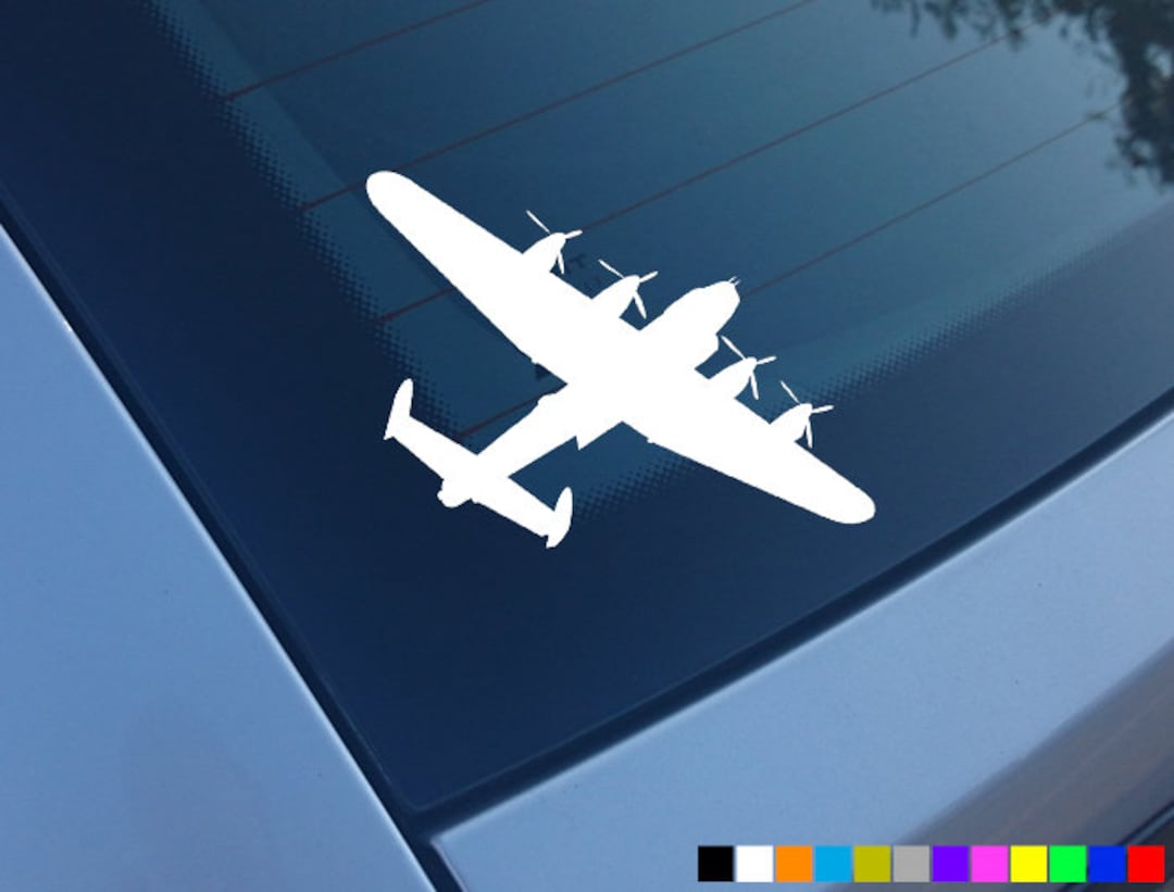 AVRO LANCASTER BOMBER Car Sticker Decal Vinyl Bumper Window Funny ...