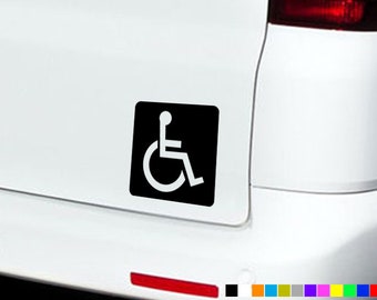 WHEELCHAIR ACCESS REQUIRED Car Sticker Decal Window Door | Etsy