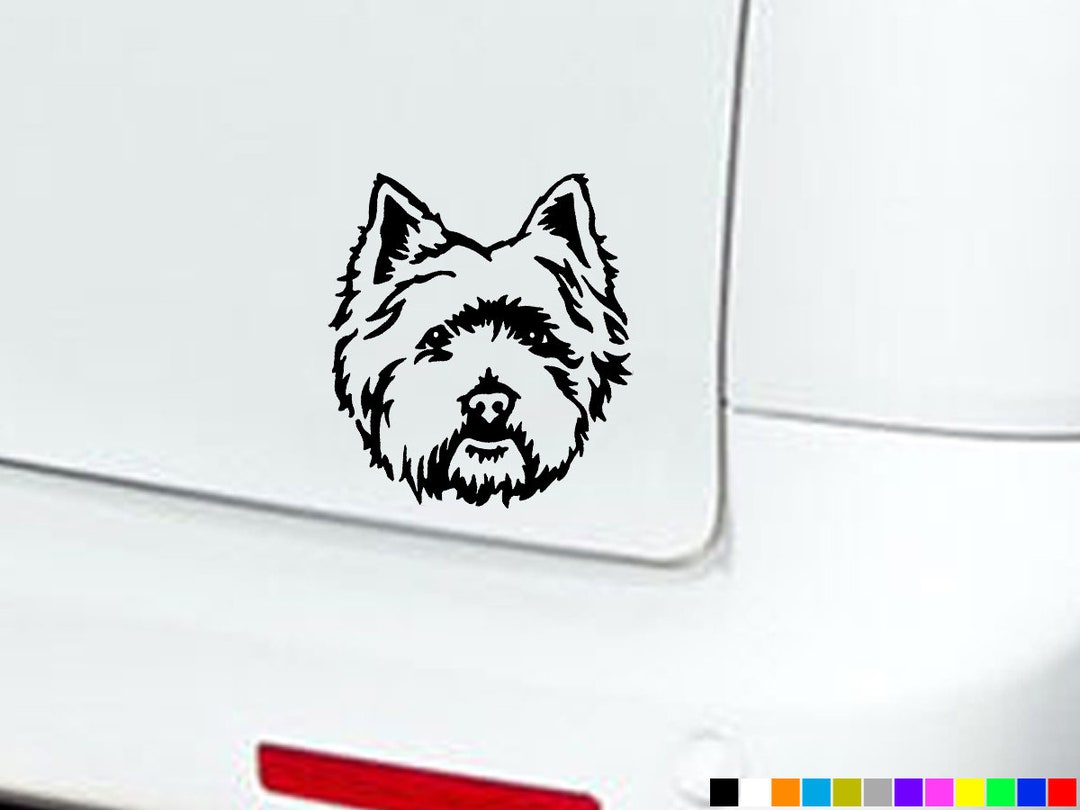 WESTIE WEST HIGHLAND Terrier Dog Car Stickers Decals Window Funny ...