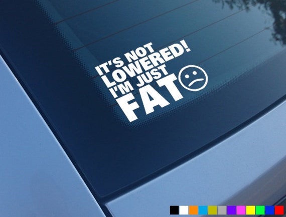 Lowered Expectations Bumper Stickers Car Stickers Custom Bumper