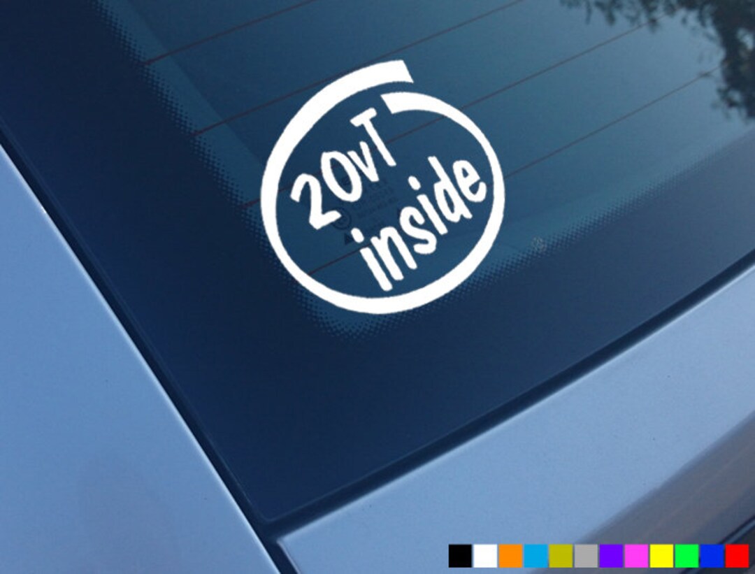 20vt INSIDE Car Sticker Decal Vinyl Bumper Window Funny Novelty 1.8T - Etsy